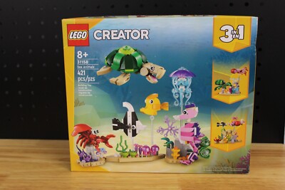 LEGO Creator 3 in 1-Sea Animals-Turtle to Fish Figures to Octopus ...