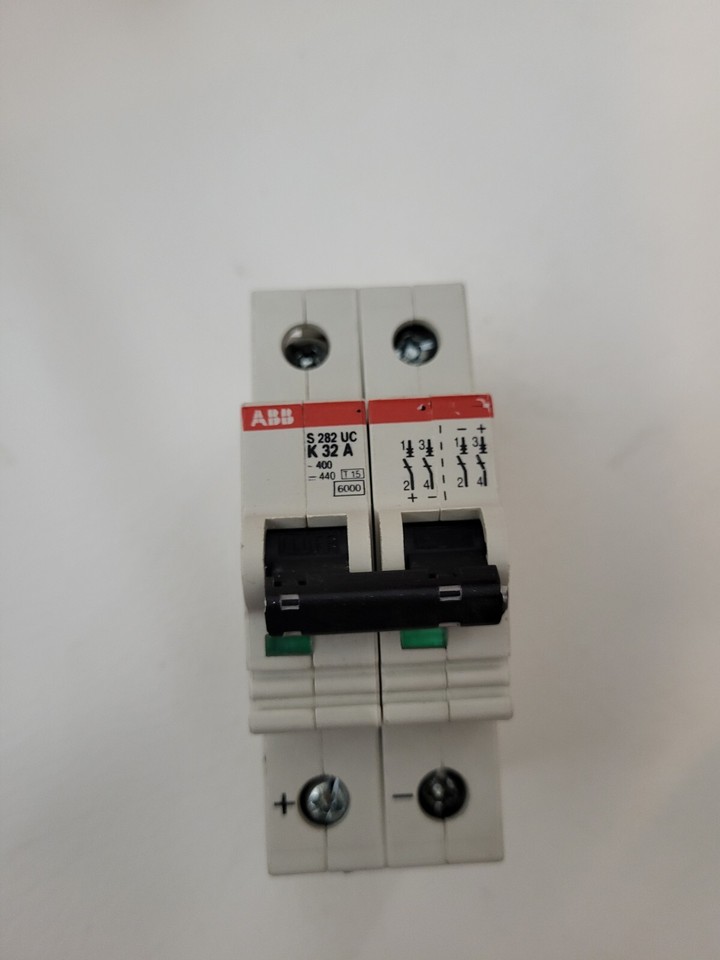 *LOT OF 3* ABB S 282 K32A, 32A CIRCUIT BREAKER (KB) | eBay