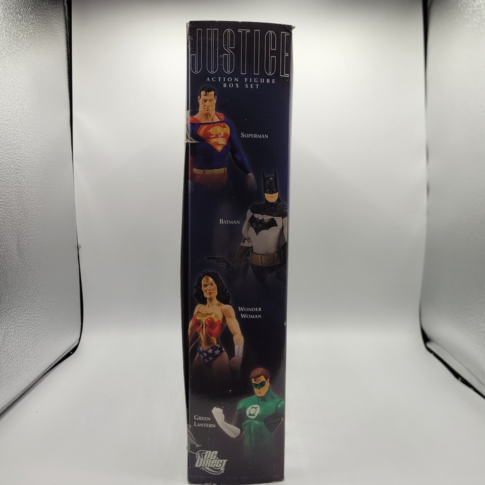 DC Direct Justice League Box Set Superman Batman Wonder Woman Green ...