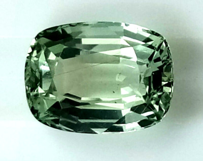 CERTIFICATE NATURAL GREEN TOPAZ 2.60 Cts BEAUTIFUL CUT LUSTER LIGHT ...