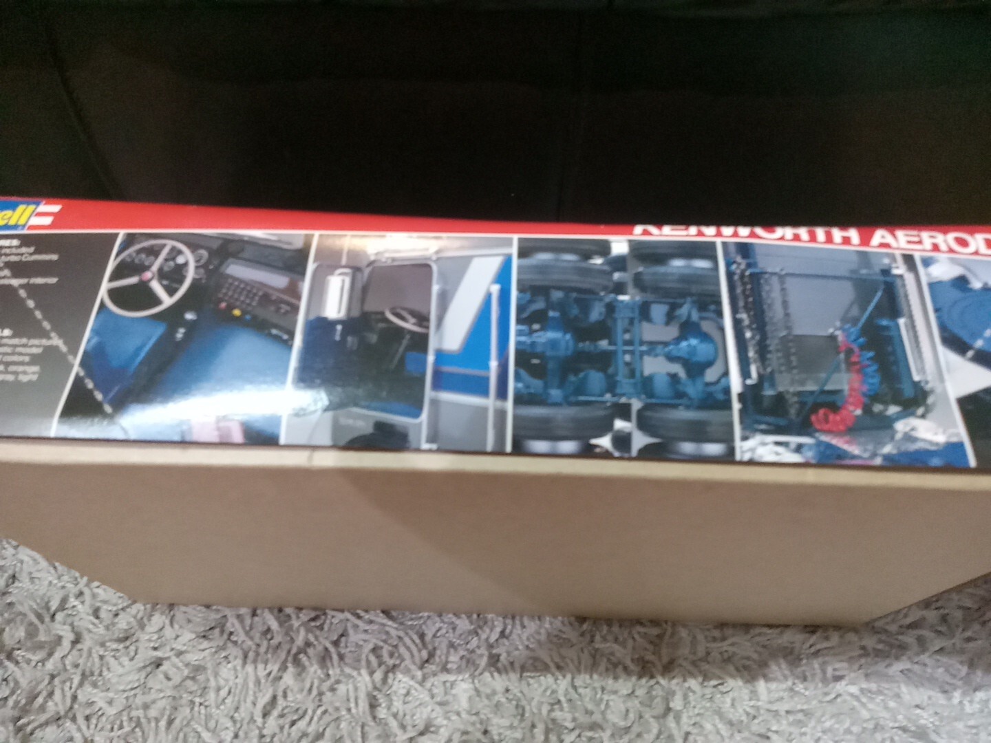 revell kenworth aerodyne trucks of the world truck model kit open box ...