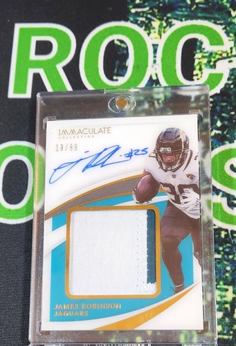 2021 Panini Immaculate James Robinson On-Card Autograph SP Auto #13/99 ...