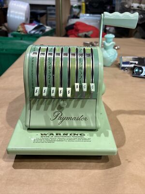 Vintage Paymaster Series X-2000 Check Writer Stamping Machine Mint ...