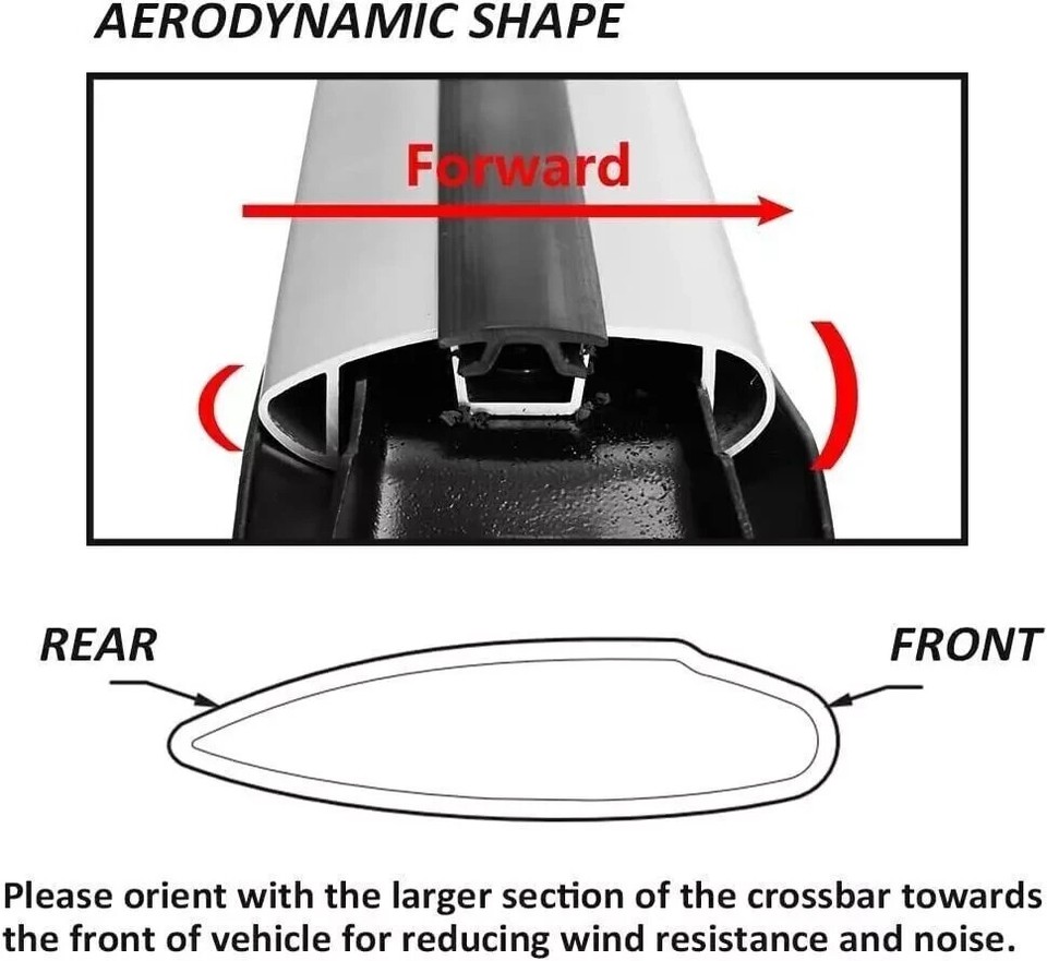 2PCS Cross Bar For Buick Encore GX 2021-2026 Roof Rack Cargo Bars ...