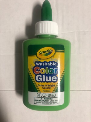 New Crayola Washable Color Glue 3oz Green Fast Shipping | eBay