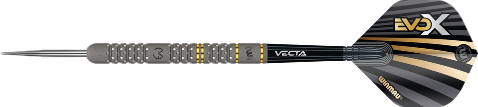 Winmau Michael Van Gerwen MvG EvoX Steel Tip Darts 22.5g 90% Tungsten ...