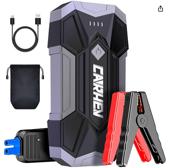 4500A Jump Starter 12V Car Battery Booster 8L Gas Diesel Free 24hr ...
