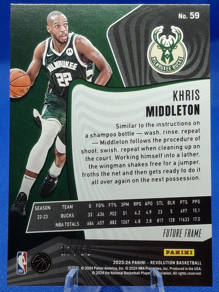 2023-24 Panini Revolution Khris Middleton #59 Future Frame /60 | eBay