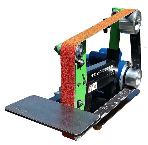 2 X 72 Belt Grinder Sander TX GRINDERZ Knife Maker W Mounted Motor