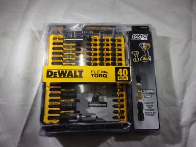NEW DEWALT 40pc. FLEX TORQUE IMPACT READY BIT SET # DWA2T40IR | eBay