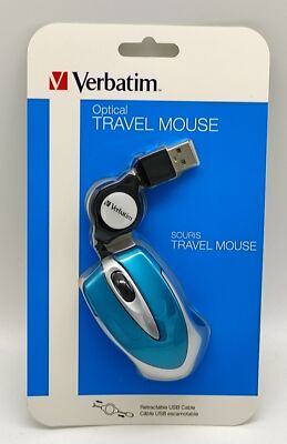 Verbatim Go Mini Optical Travel Mouse, Carribbean Blue, USB | eBay.de