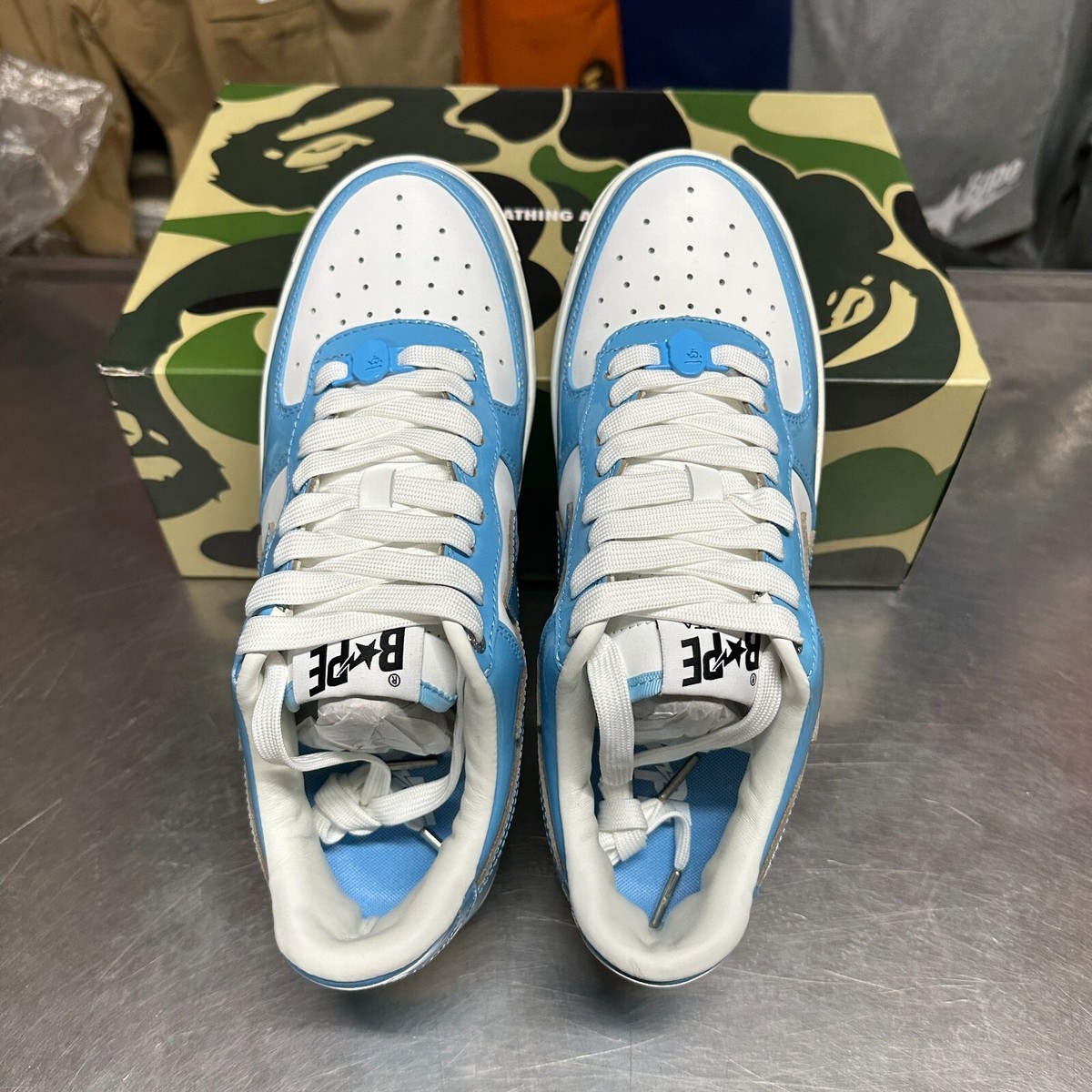 Bape Bapesta Low Baby Blue/White 2022 Size 8.5 9 | eBay Bape Bapesta Low Baby Blue/White 2022 Size 8.5 9 | eBay