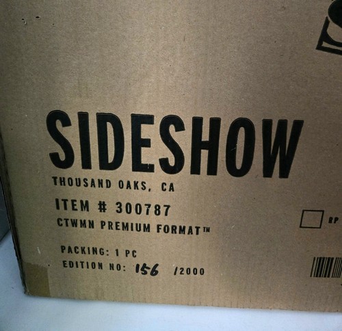 SIDESHOW COLLECTIBLES CATWOMAN PREMIUM FORMAT #156/2000 DOUBLE BOXED | eBay