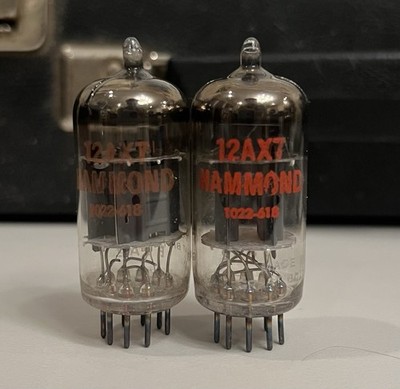 Hammond Labeled Mullard 12AX7 ECC83 Matched Pair Tubes Matching Codes ...