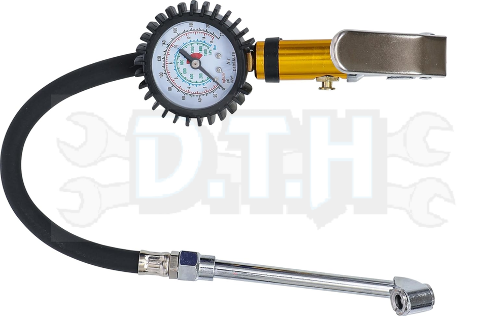 PISTOL GRIP TYPE DUAL HEAD TYRE INFLATER UP TO 220PSI | eBay Australia