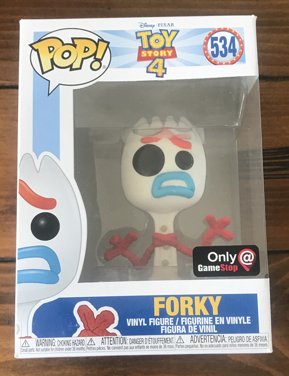Funko Pop! Disney - GameStop Exclusive - Forky (Sad) (Toy Story 4) | eBay