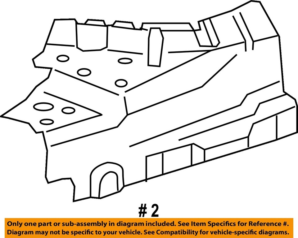 GM OEM 13-22 Encore,Trax Fender Structural Components Rails-Front Panel ...