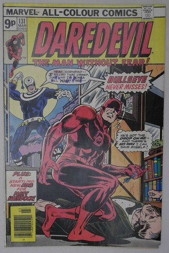 Daredevil #131 1st Appearance of Bullseye Marvel Comics (1976) | eBay UK