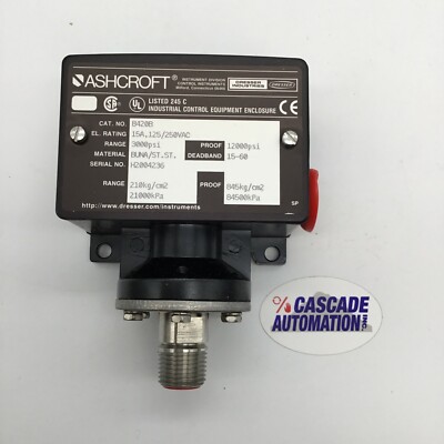 ASHCROFT B420B PRESSURE SWITCH 3000PSI | eBay
