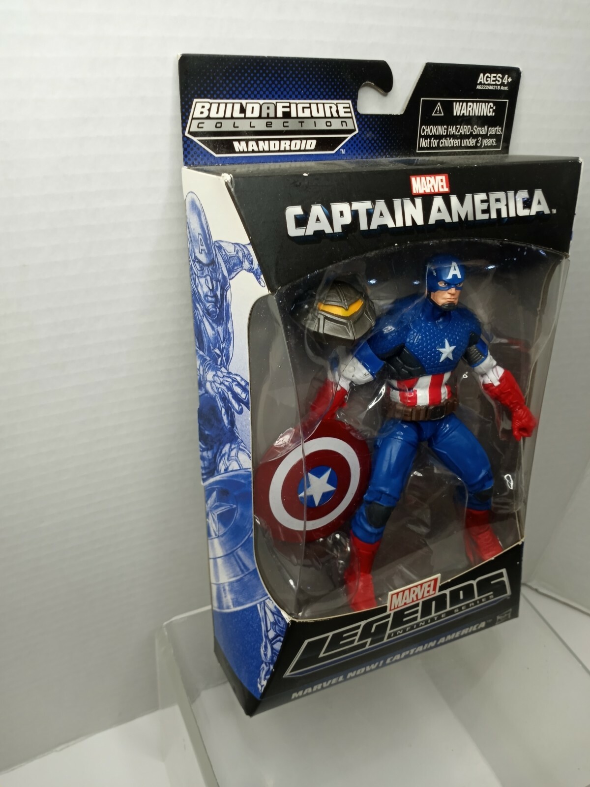 Captain America 6" Action Figure 2013 Hasbro Marvel Legends Mandroid ...