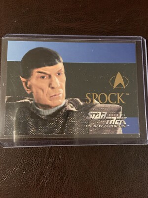 STNG EPISODE COLLECTION Season 5 EMBOSSED CARD S29-Spock | eBay