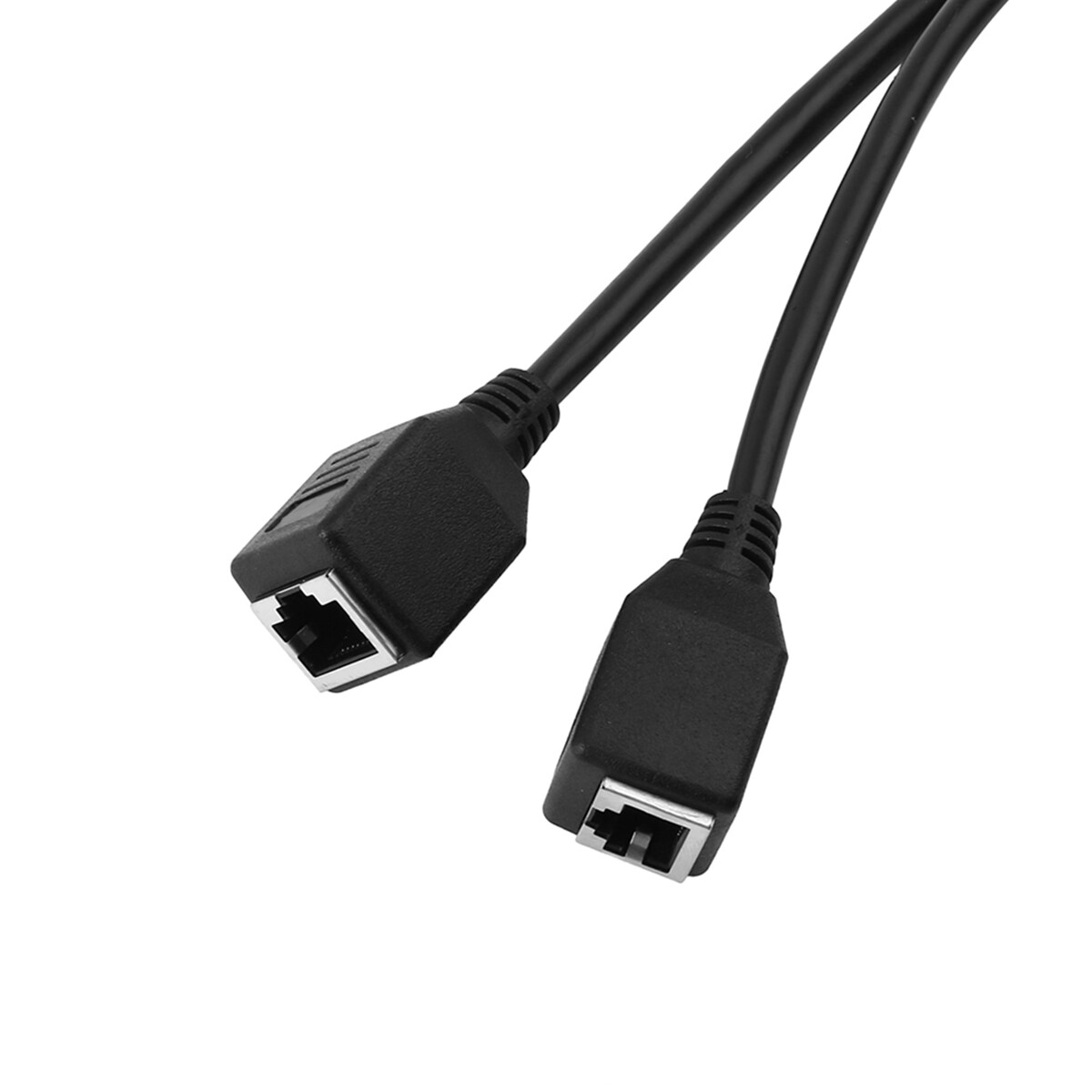 1 Male to 2 Port Female CAT 5 Adapter Splitter Network Cable RJ45 ...