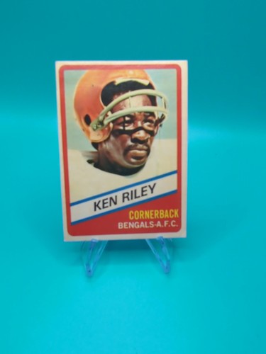 Ken Riley 1976 Wonder Bread #23 Football Card Cincinnati Bengals | eBay