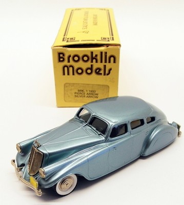 Brooklin 1/43 Scale BRK1 - 1933 Pierce Arrow Silver Arrow Met Lgt Blue ...