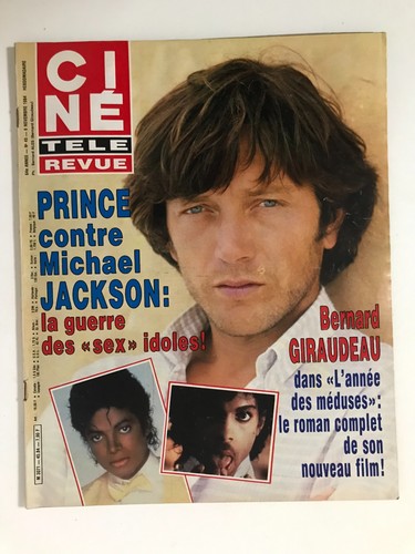 CINE REVUE 45/1984GIRAUDEAU-KAPRISKY-MICHAEL JACKSON-FERNANDEL-DAVID ...