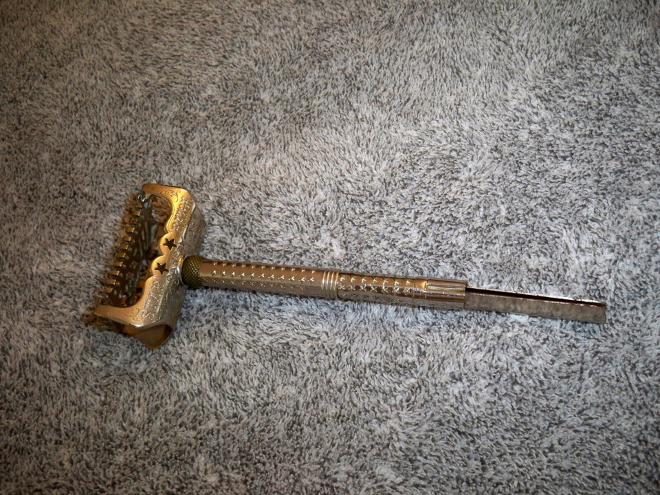 Kampfe Bros 1895 Star Safety Razor With Case & Blade - Complete - Clean ...