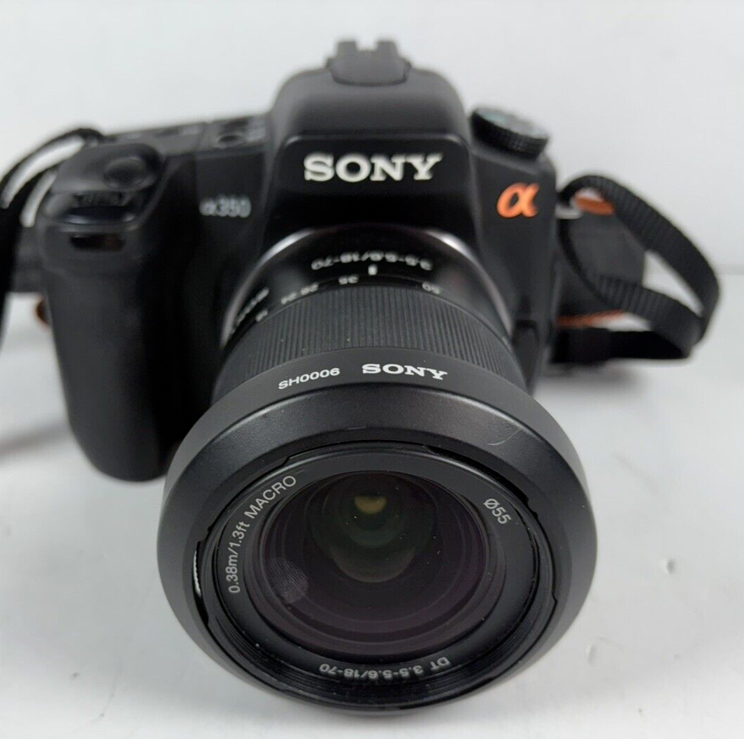 Sony Alpha a350 14.2MP Digital SLR Camera - Black (Body Only) for sale ...