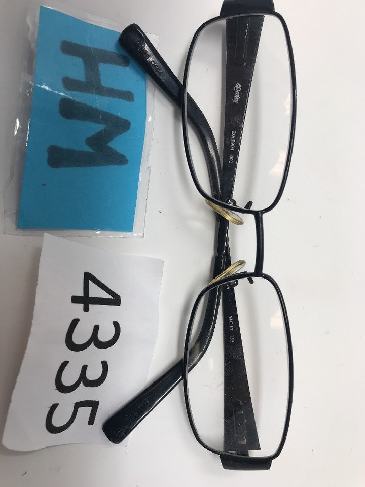 Dereon Eyeglasses DAF904 001 54-17-135 Black/Rhinestone MN50 | eBay