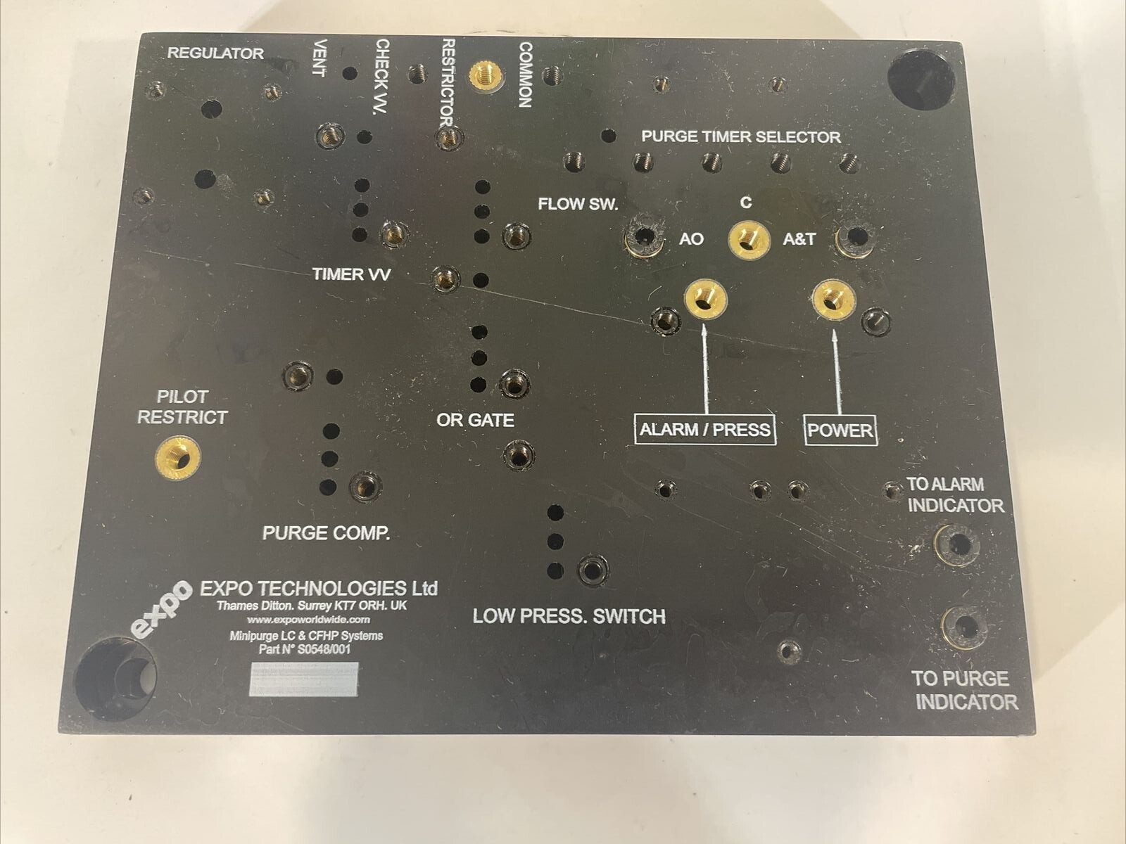 Expo Technologies Ltd - Mini Purge System Timer Selection Board Part ...