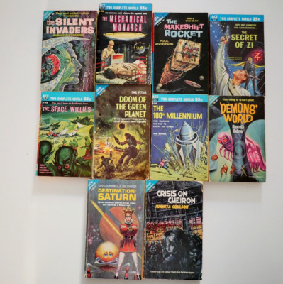 Lot of 10 Vintage ACE Double Science Fiction Paperbacks | eBay