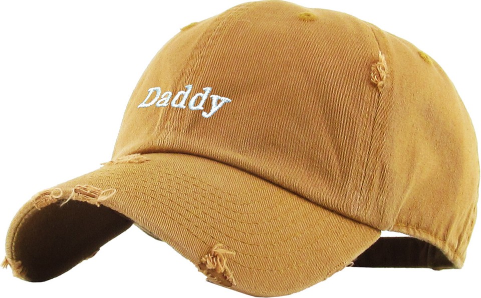 Daddy Embroidery Dad Hat Cotton Adjustable Baseball Cap Unconstructed ...