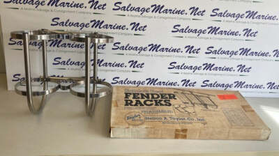 Taylor Made #2007 Stainless Steel Fender Racks. 2-Fender Holders ...