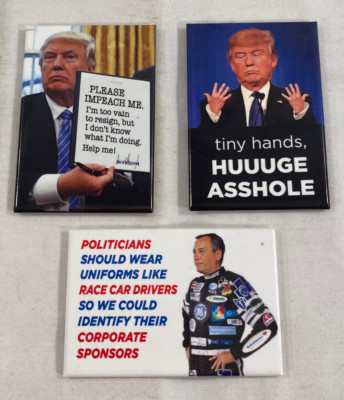 Group 3 Donald Trump Political Humorous Magnets | eBay