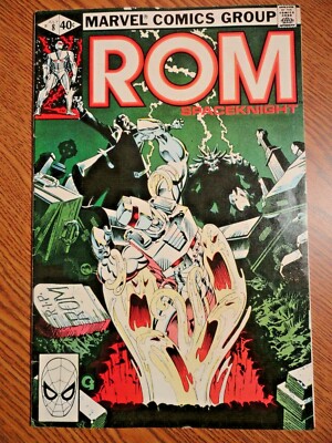 ROM Spaceknight #8 Golden Cover Dire Wraiths Mantlo Buscema 1st Print ...