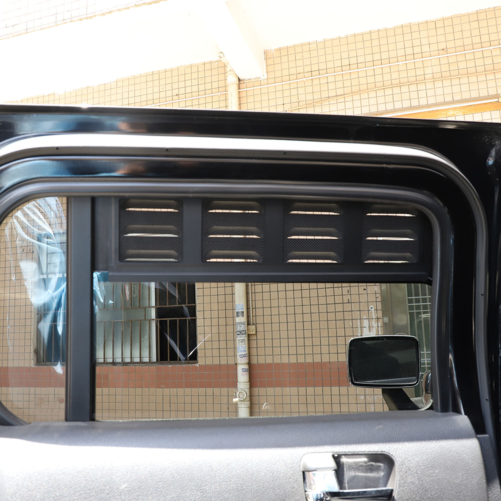 2x Alloy Rear Door Window Air Vent Screen Louvre Plate Fits Hummer H3 ...