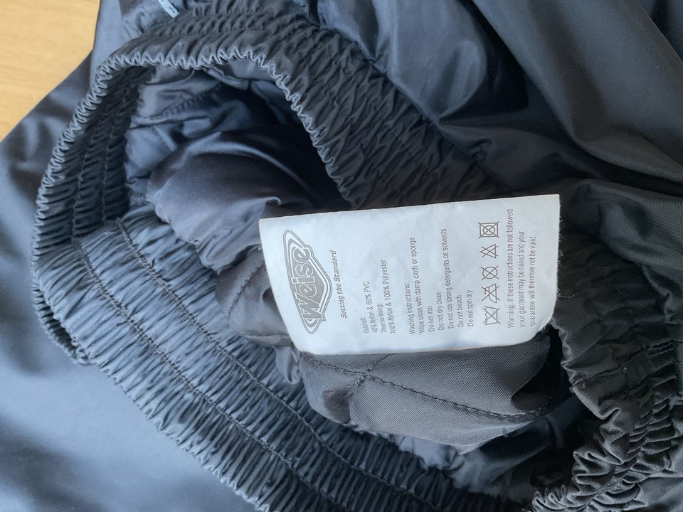 Weiss Motorcycle Over Trousers Size | eBay UK