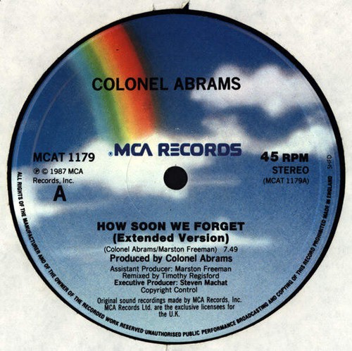 Colonel Abrams - How Soon We Forget (VINYL) | eBay