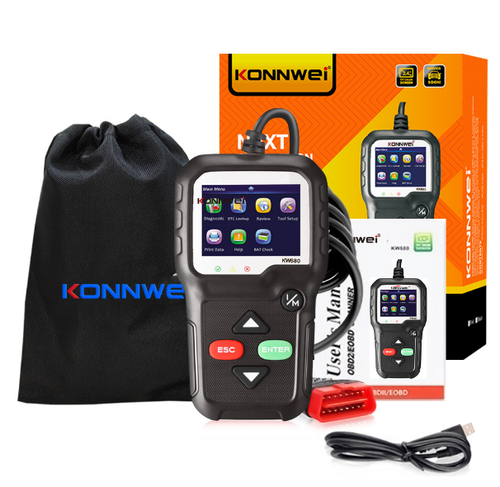 KONNWEI KW680 OBD2 Automotive Fault Diagnosis Instrument Scanner Trip ...