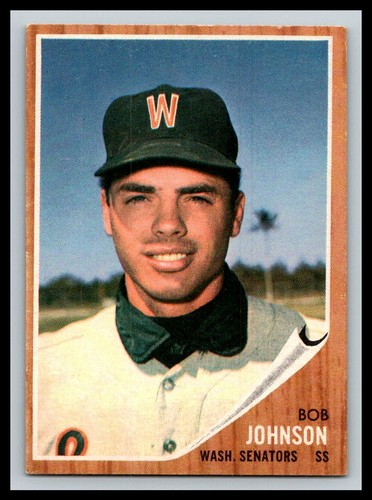 1962 TOPPS BASEBALL # 519 BOB JOHNSON 24556 | eBay