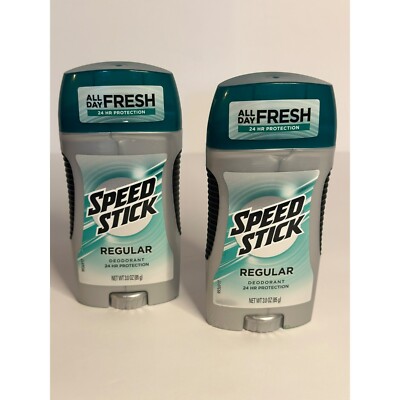 Speed Stick Regular Deodorant 3 Oz - 24 HR All Day Fresh Scent - Pack ...