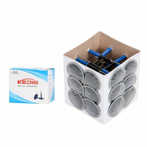 (24) Combination Tire Repair Puncture Plug Tyre Patch Kit 36mm Stem 4mm ...