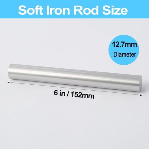 Soft Iron Rod High Pure Iron Rod Ideal Core for Making Electromagnets 0 ...