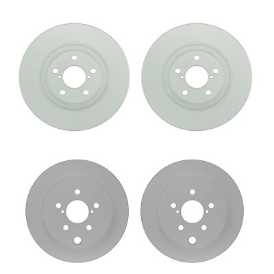 Bosch QuietCast Front 293.4mm & Rear 274mm Disc Brake Rotors Kit For ...