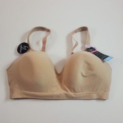 Bali Women's bra Comfort Revolution Wirefree Full Coverage Bra Beige ...