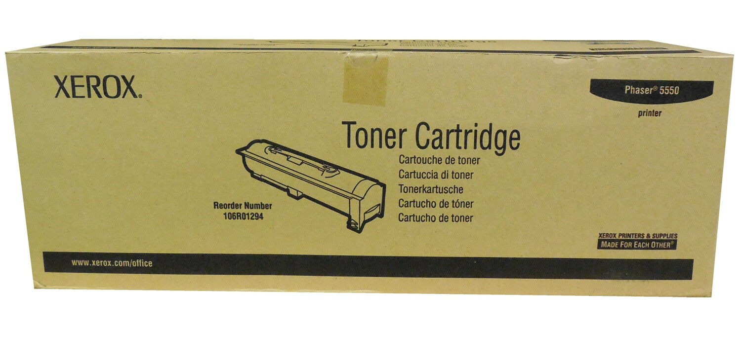 Xerox 106R01294 Toner Cartridge for Phaser 5550 - Black for sale online ...