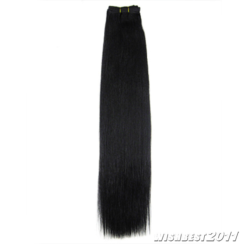 Full Head Double Weft Sew in Weft Hair Extensions Weave Real Human Hair ...